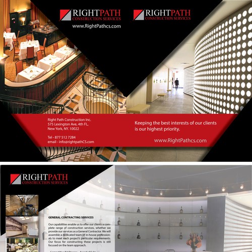 Designs | Right Path Construction looking for the Right brochure ...