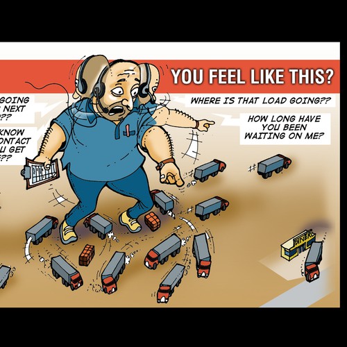 Create a drawing that describes our solution for Dispatcher's ...