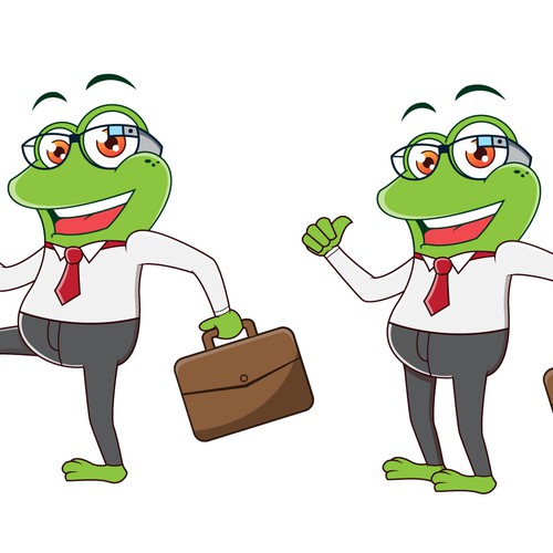 Designs | Create A Happy Business Frog For Tech Startup | Illustration ...