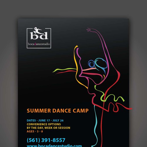Designs | New postcard or flyer wanted for Boca Dance Studio | Postcard ...