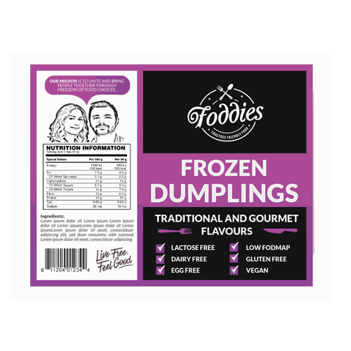New dumpling labels needed | Product label contest