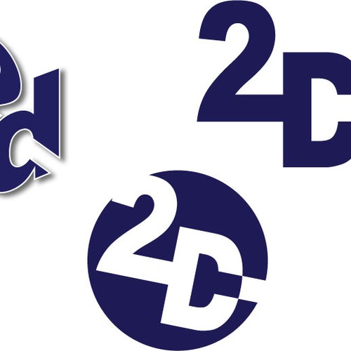 "2D" logo - simple clean vector brand logo for the letters 2D | Logo ...