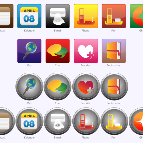 Mobile App Icons - 50 Generic/Random icons | Button or icon contest