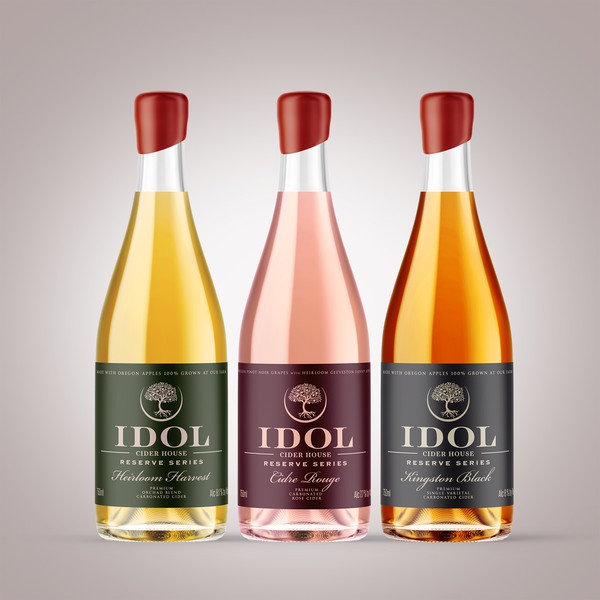 Create a modern and chic label for a red fruity french wine | Product ...