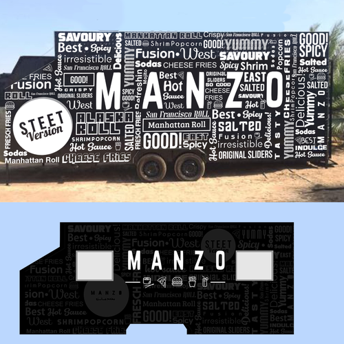 Manzo Food Truck Design | Car, truck or van wrap contest