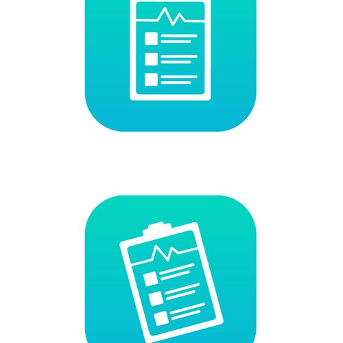 iOS app icon contest - medical questionnaire app | Concours: Icône ou ...