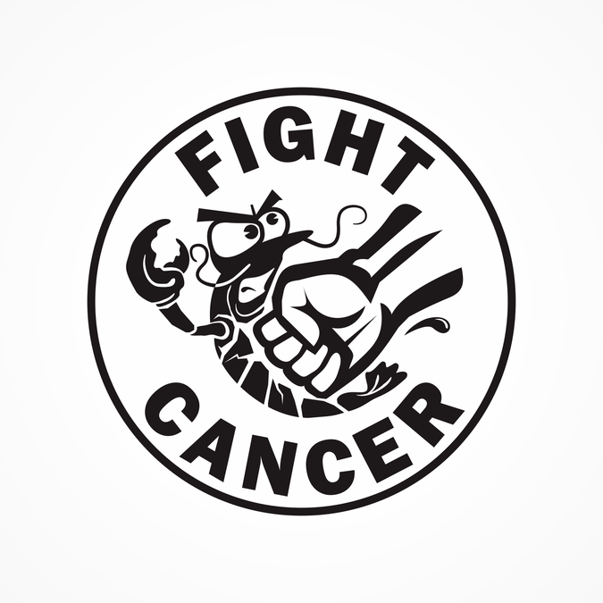 Support "Fight Cancer" with clear and cool clipart logo | Illustration ...