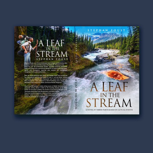 Designs | A Leaf in the Stream | Book cover contest