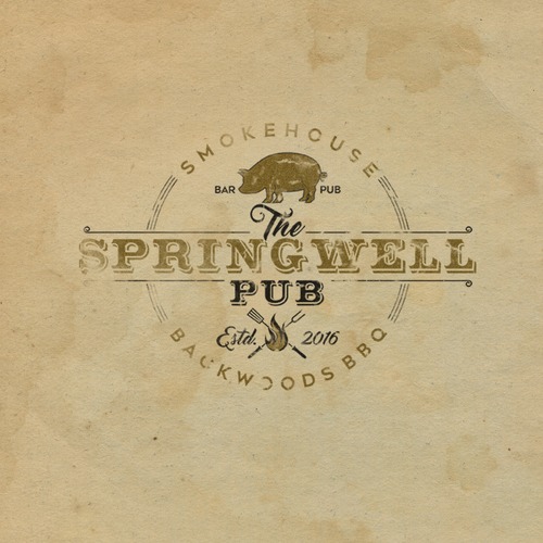 the springwell pub | Logo design contest