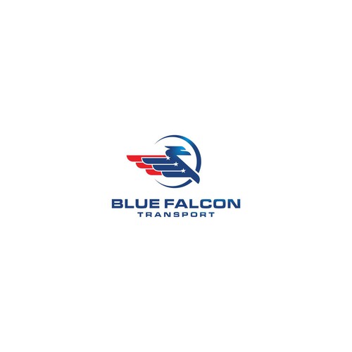 Designs | Design a powerful professional logo for Blue Falcon Transport ...