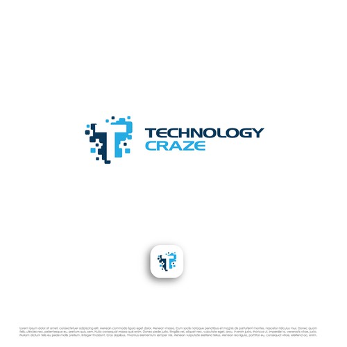 Design a cool, futuristic style logo for a technology blog | Logo ...