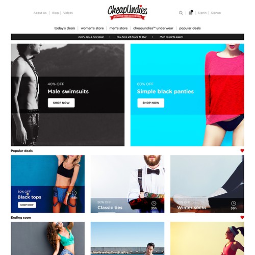 Redesign Site for Fun Daily Deal Company | Web page design contest