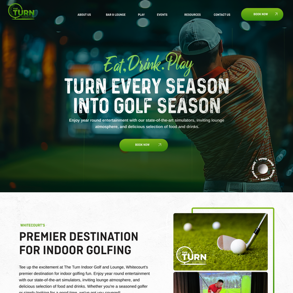 Golf websites - 20+ Best Golf Web Design Ideas 2024 | 99designs