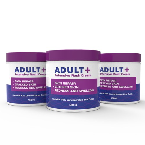 Design an authoritative label for a adult cream! | concurso Embalagem