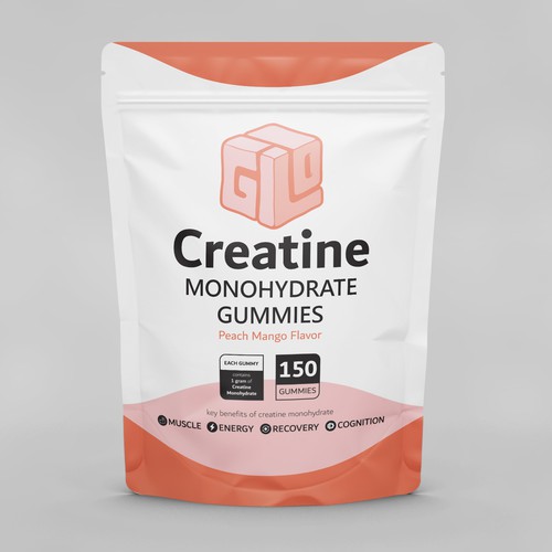 Designs | Bag Design for Creatine Monohydrate Gummy brand | Product ...