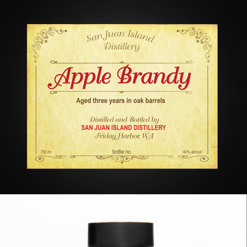 Best Apple Brandy in the U.S. | Product label contest
