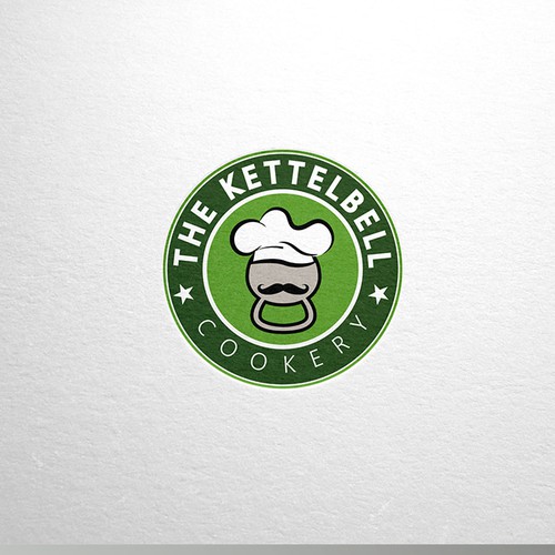 Logo for a The Kettlebell Cookery- a goal focused meal prep delivery ...