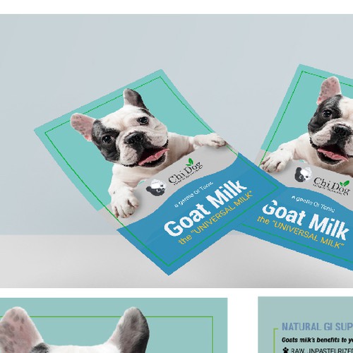 Designs | Goat Milk add on product flyer to add to order od fresh dog ...