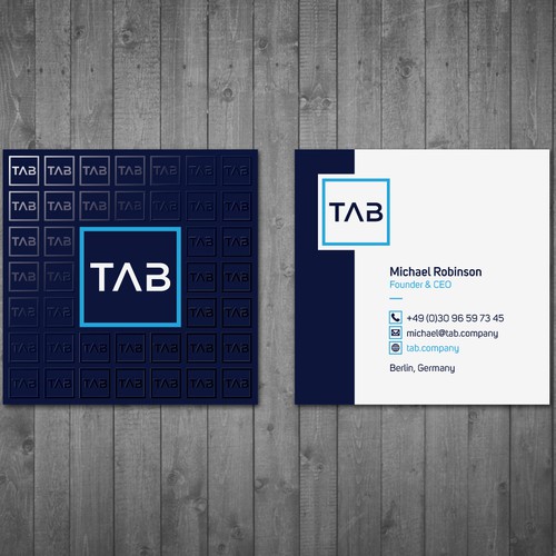 TAB Business Card | Business card contest