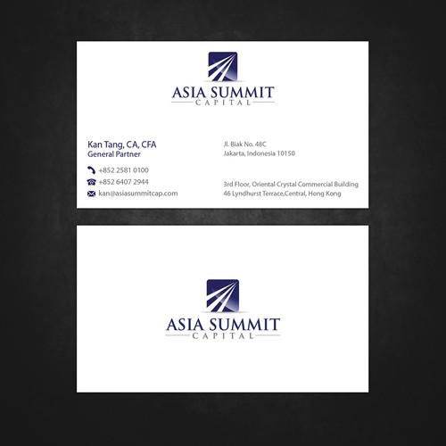 Asia Summit Capital | Business card contest