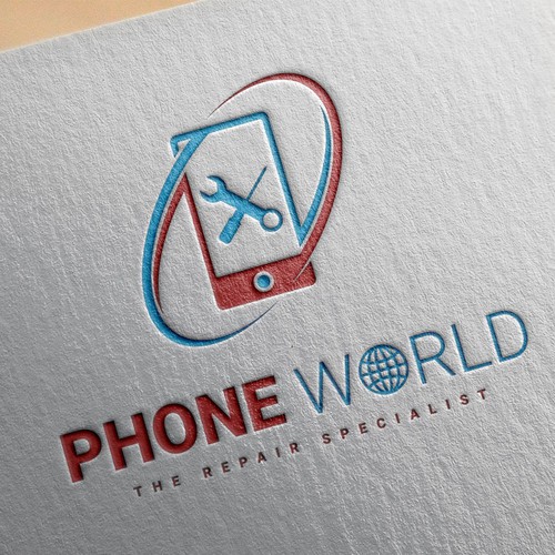 PHONE WORLD LOGO | Logo design contest