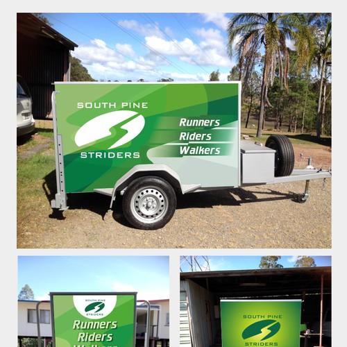 Design our running club's new eye catching trailer wrap | Signage contest