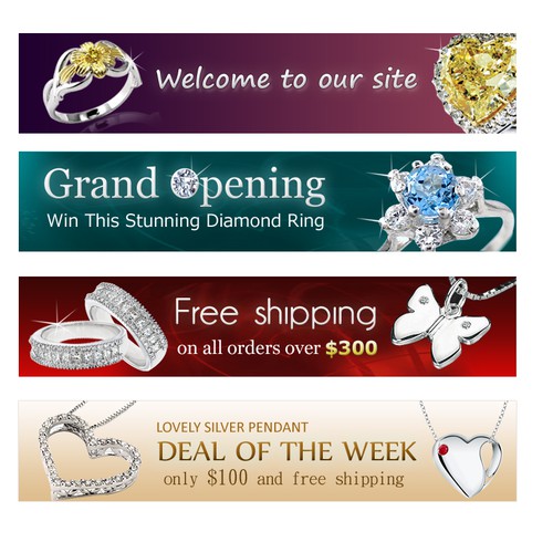 Jewelry Banners | Banner ad contest