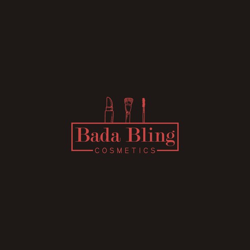 Create a bold and fun logo for Ba Da Bling Cosmetics! | Logo design contest