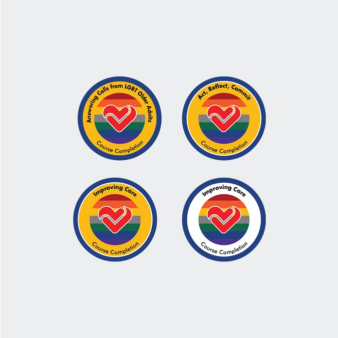 Badge graphic for LGBT training completion | Illustration or graphics ...