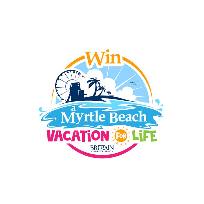 Win A Myrtle Beach Vacation For Life | Logo design contest