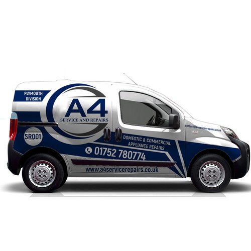 Modern, fresh, clean & crisp van design | Car, truck or van wrap contest