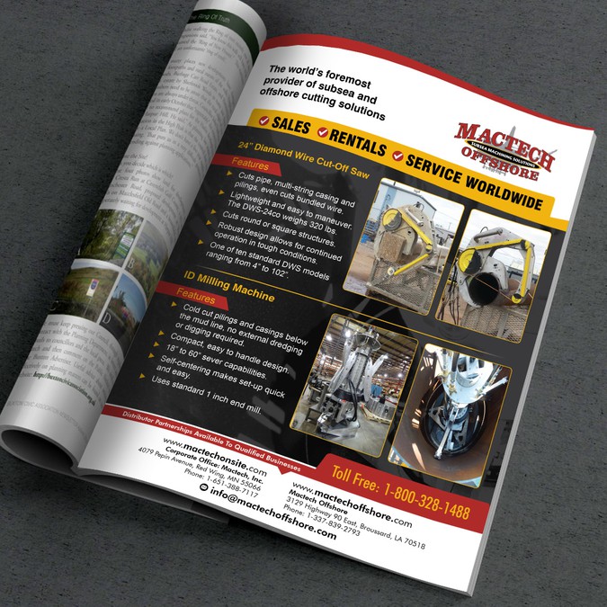 Get Your Hands Dirty and Create a Full Page Magazine Ad for Industrial ...