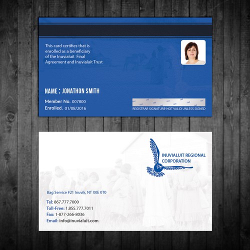 Designing Beneficiary Membership Cards | Business card contest