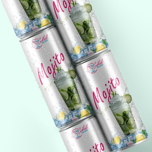 Designs | Mojito cocktail can label | Product label contest