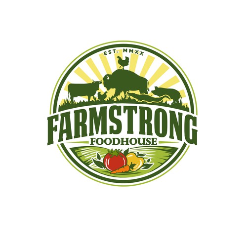 FarmStrong FoodHouse Logo | Logo design contest