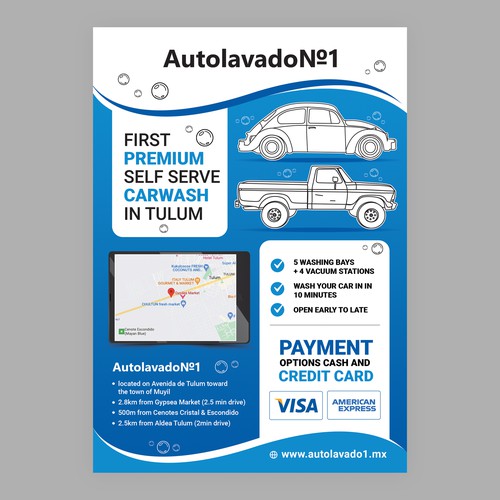 Designs | Self serve car wash flyer design | Postcard, flyer or print ...