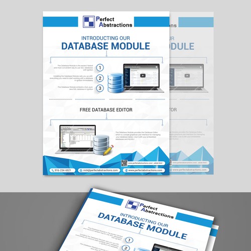 Flyer Design for Database Product | Postcard, flyer or print contest