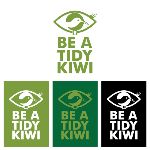 Be A Tidy Kiwi EYES competition | Logo design contest
