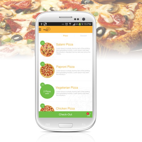 Food Ordering Application Design | App design contest