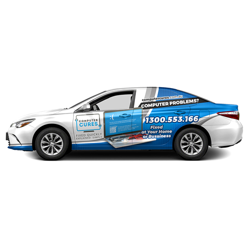 Design a world class Car Wrap for Computer Repair and IT Support ...