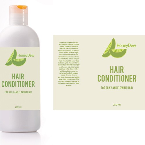 Create a Capturing Beauty Products Label - Hair Conditioner | Product ...