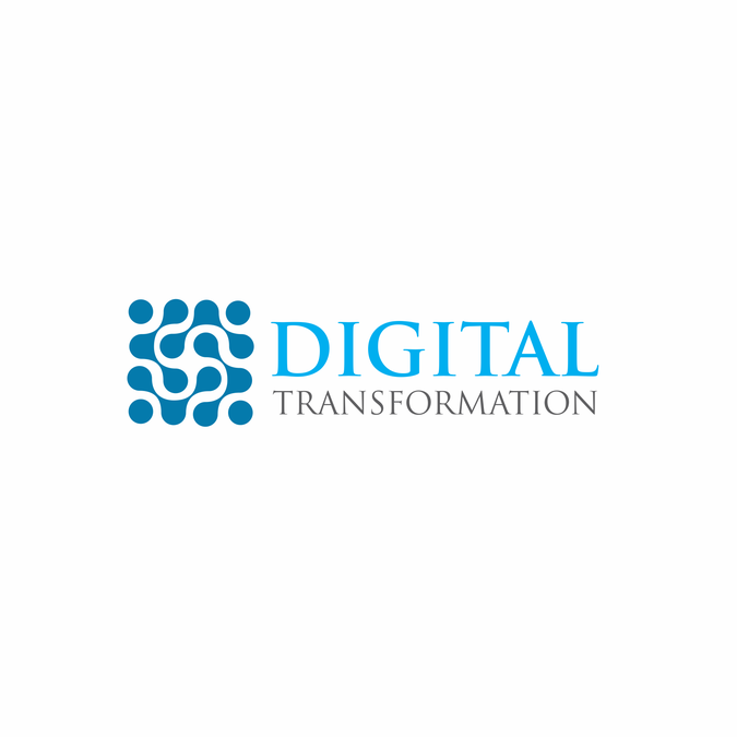 Financial institute needs a modern age Digital Transformation logo ...