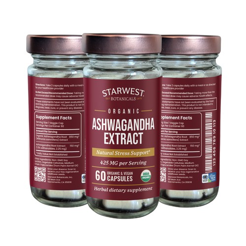 Designs | Organic Herb Capsule Label Design | Product packaging contest