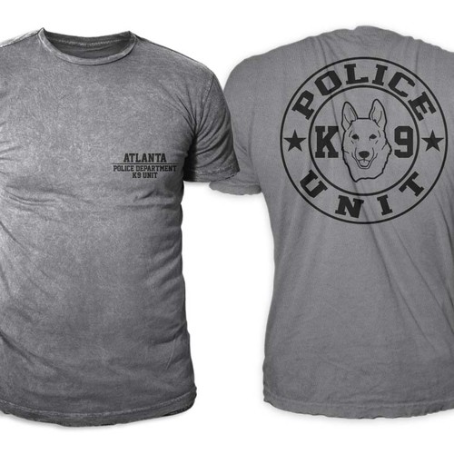 Create a simple police K-9 unit t-shirt. | T-shirt contest