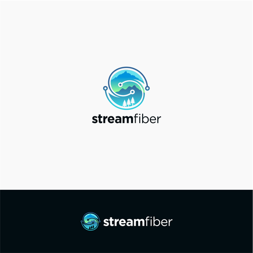 Designs | Stream Fiber Logo | Logo design contest