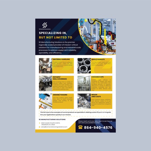 Designs | Clean single page line card for potential customers ...