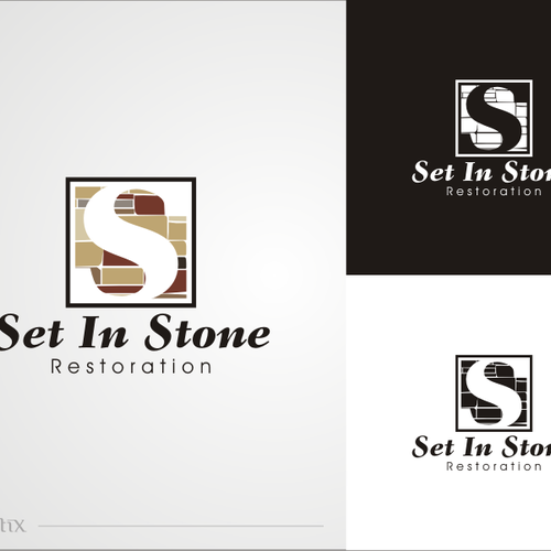 Set In Stone Restoration - Logo Design | Logo design contest