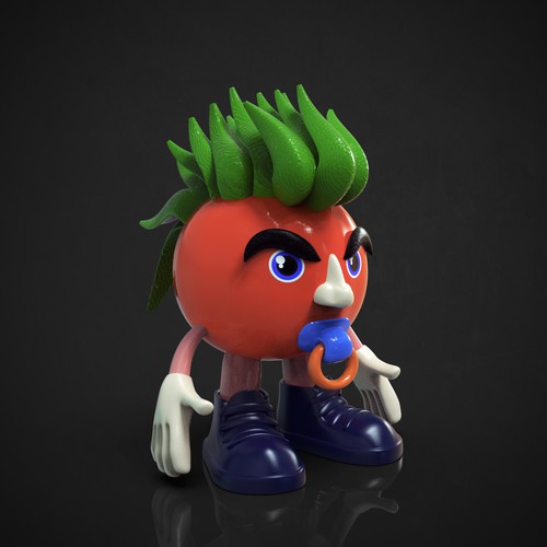 Designs | 3D Tomato Rendering to visually appeal to masses | 3D contest