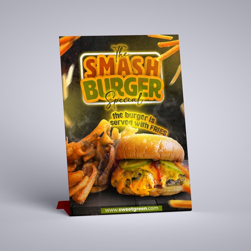 Designs | Smash Burger Marketing Materials | Menu contest