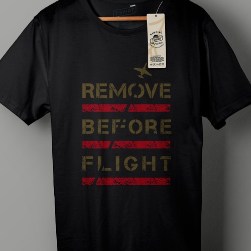 Guaranteed / Blind Contest Design Aviation Themed T-Shirt | T-shirt contest